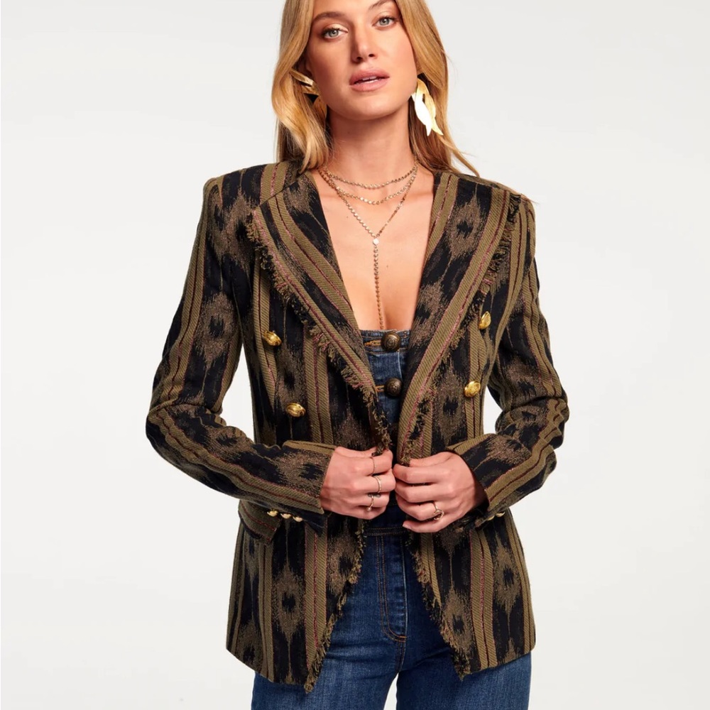 Ramy Brook Moira Embellished Blazer - Gem
